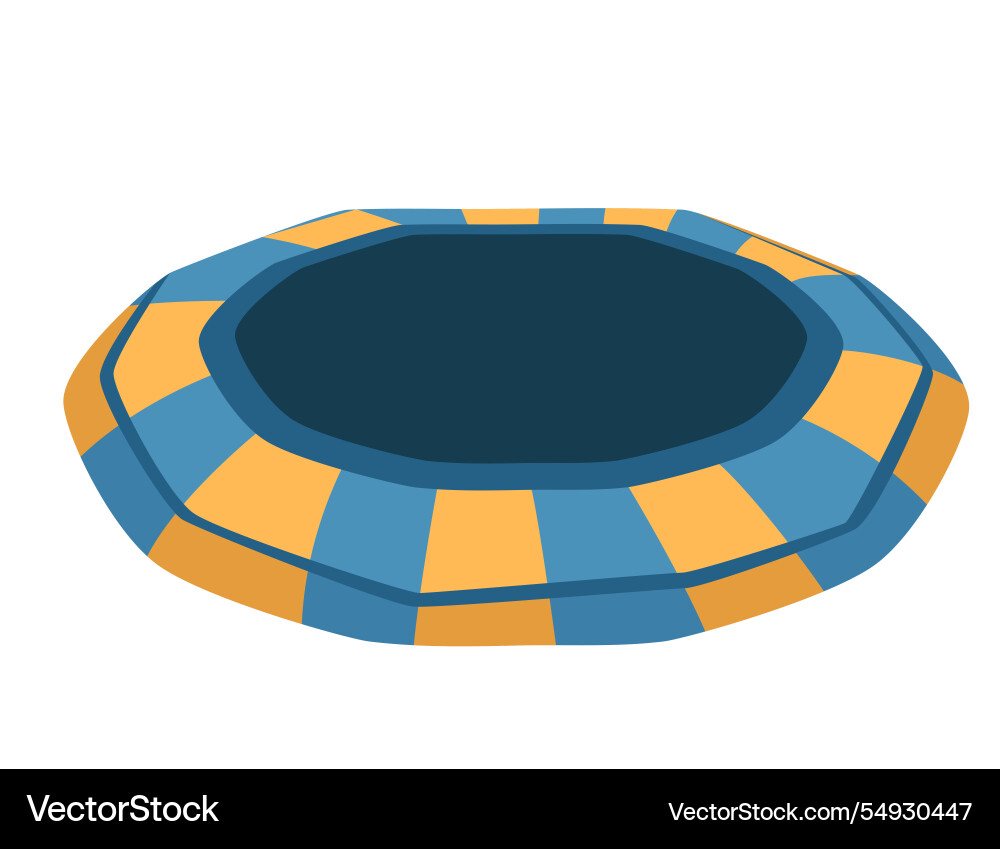 Bouncy inflatable tower isolated on white Vector Image