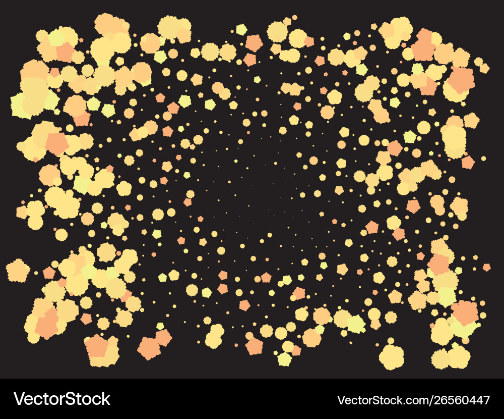 Colorful confetti crackers falling Royalty Free Vector Image