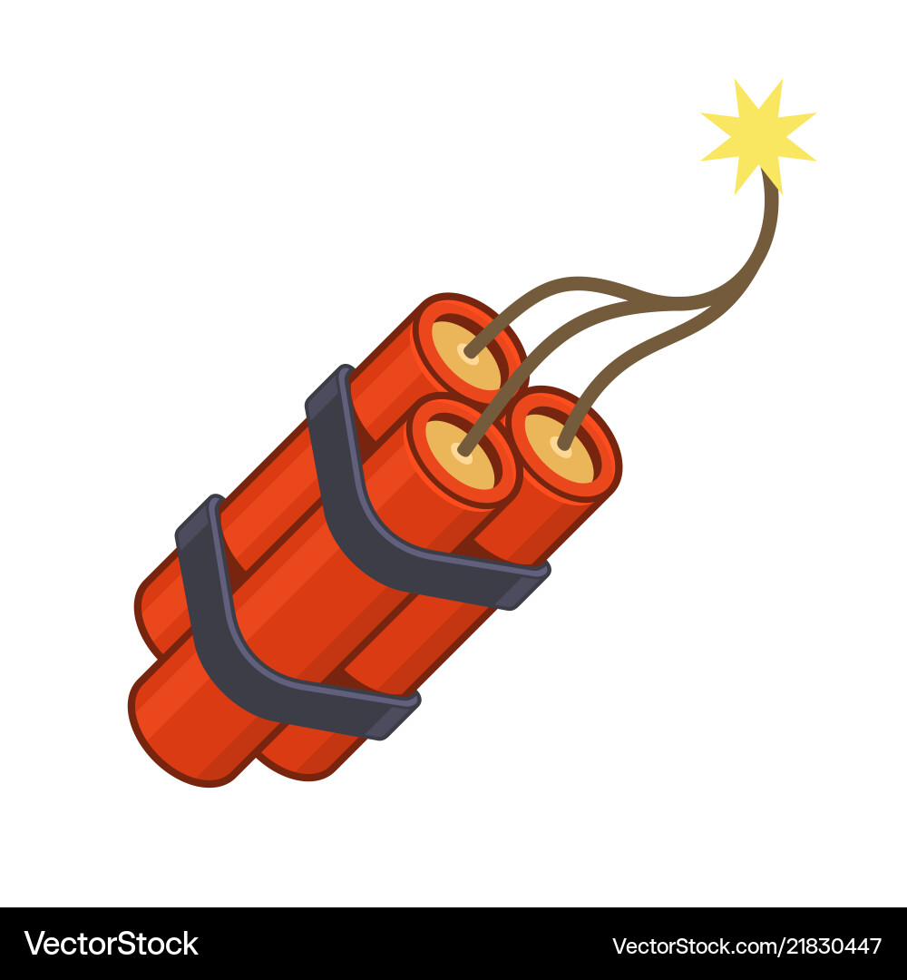 TNT Explosion Icon Royalty Free Vector Image - VectorStock