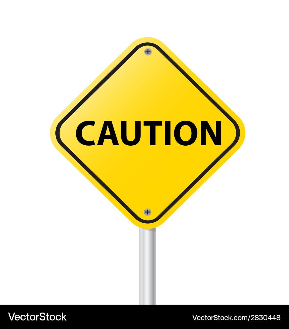 Caution Royalty Free Vector Image - VectorStock