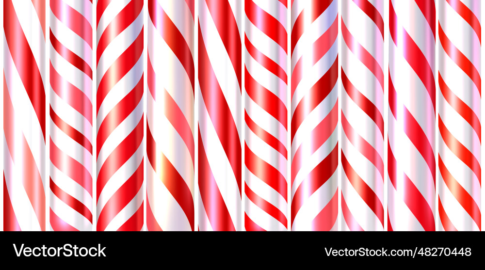Red and white striped candy cane sticks background