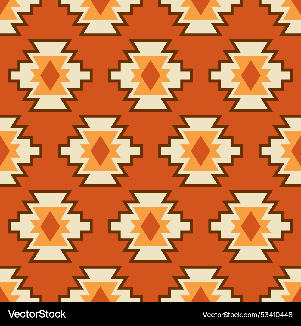 Southwestern aztec seamless pattern navajo print Vector Image