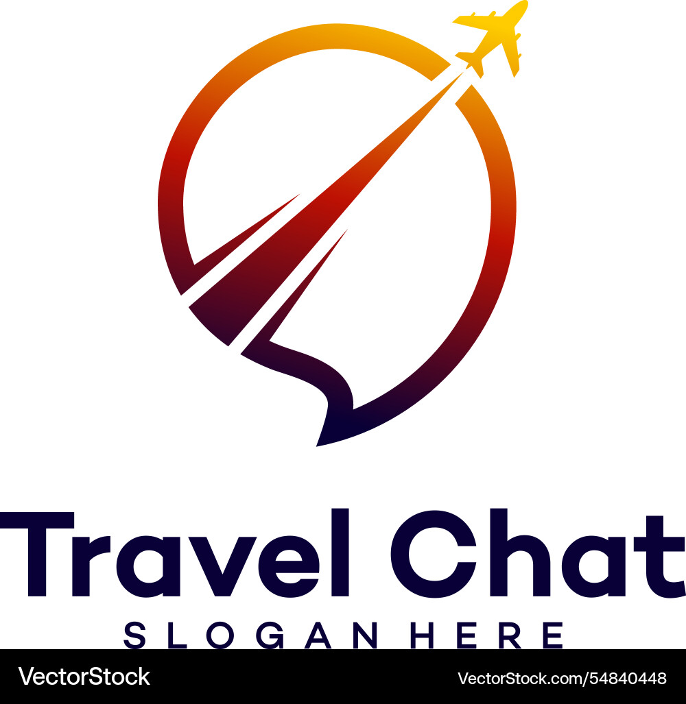 Travel logo symbol design Royalty Free Vector Image