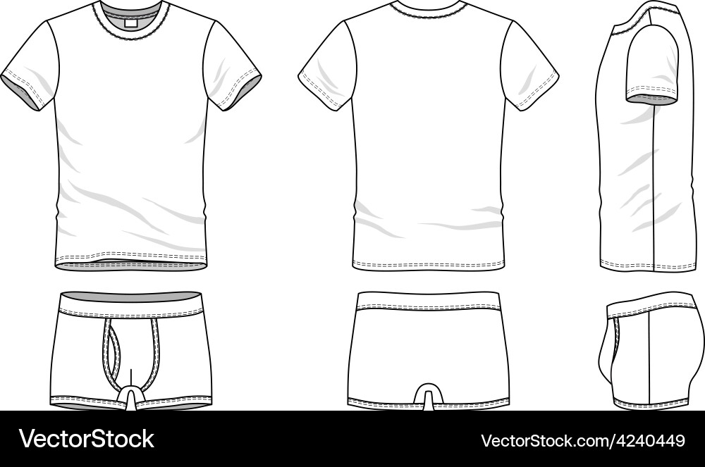 Clothing set Royalty Free Vector Image - VectorStock