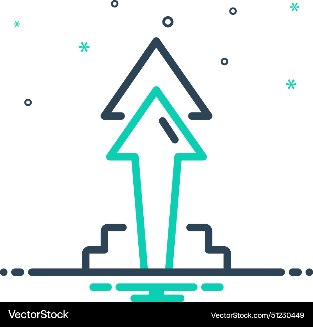 Increase Royalty Free Vector Image - VectorStock