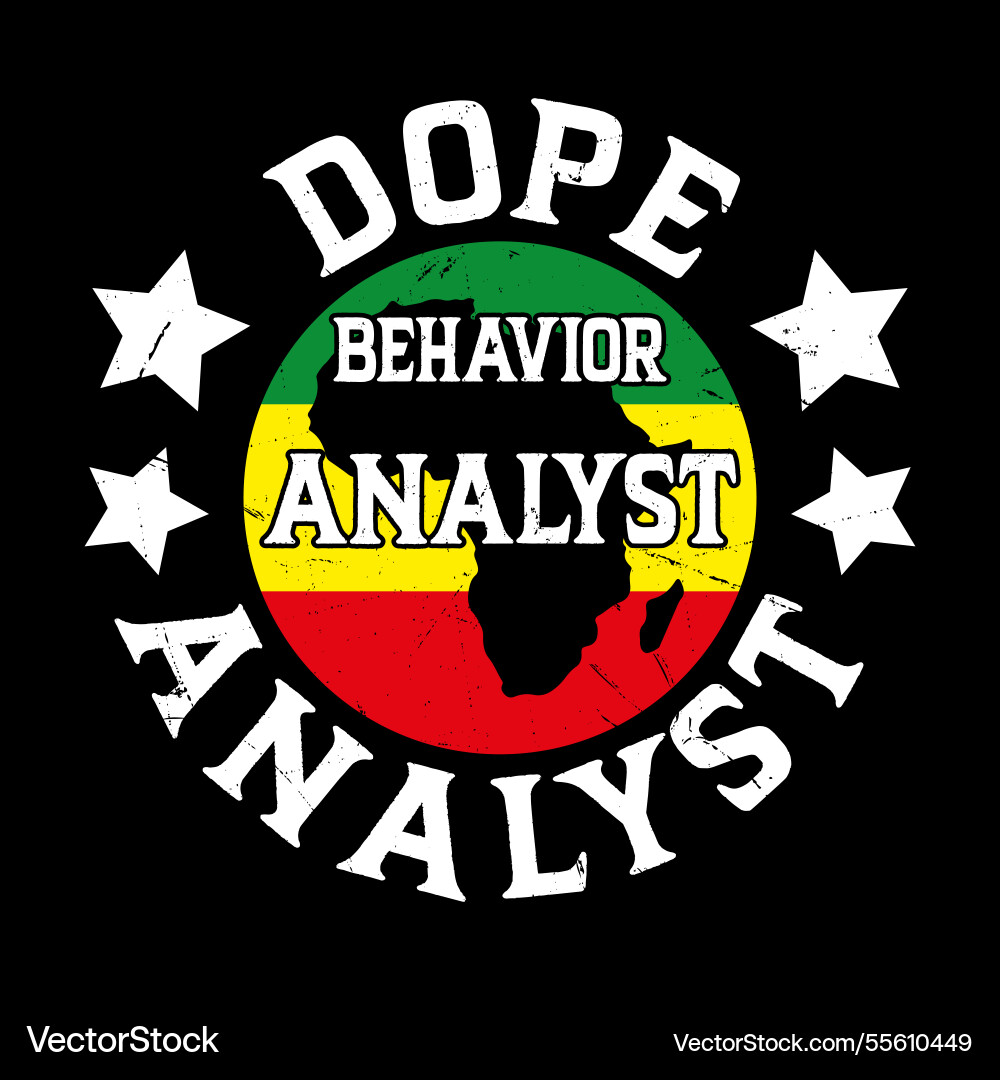 Vintage behavior therapist t-shirt design Vector Image