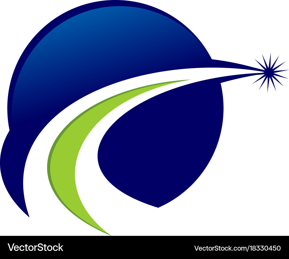 Global solution logo Royalty Free Vector Image