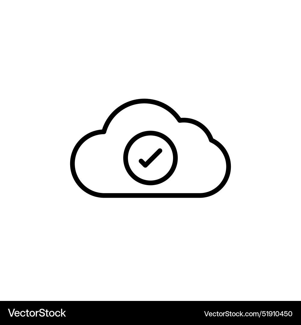 Saved to drive icon set digital storage Royalty Free Vector