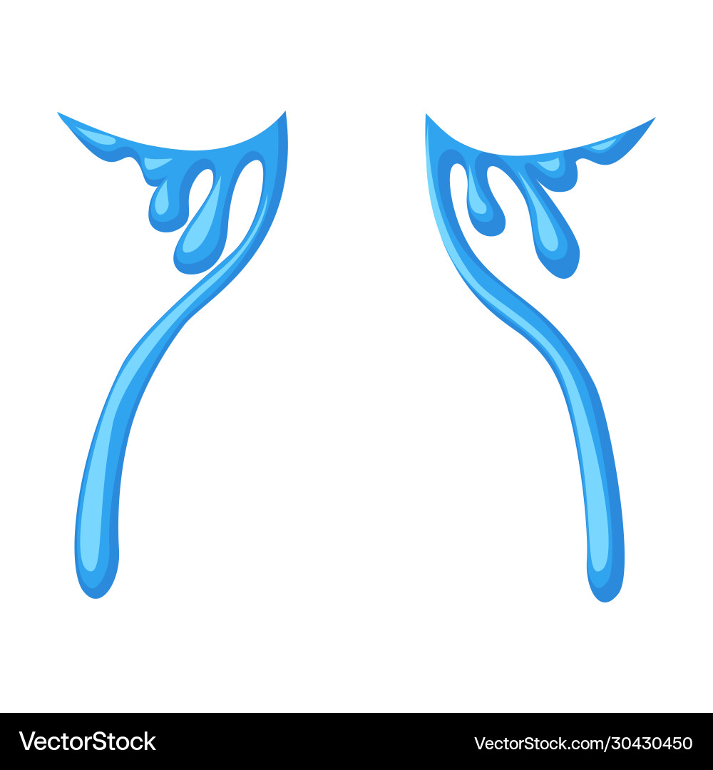 Tears iconcartoon icon isolated Royalty Free Vector Image