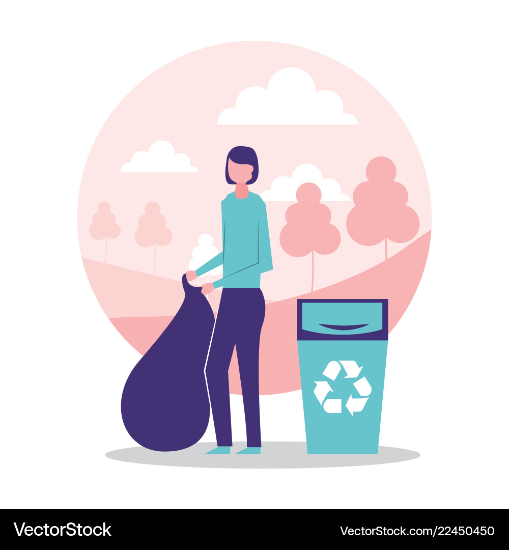 Volunteers help work Royalty Free Vector Image