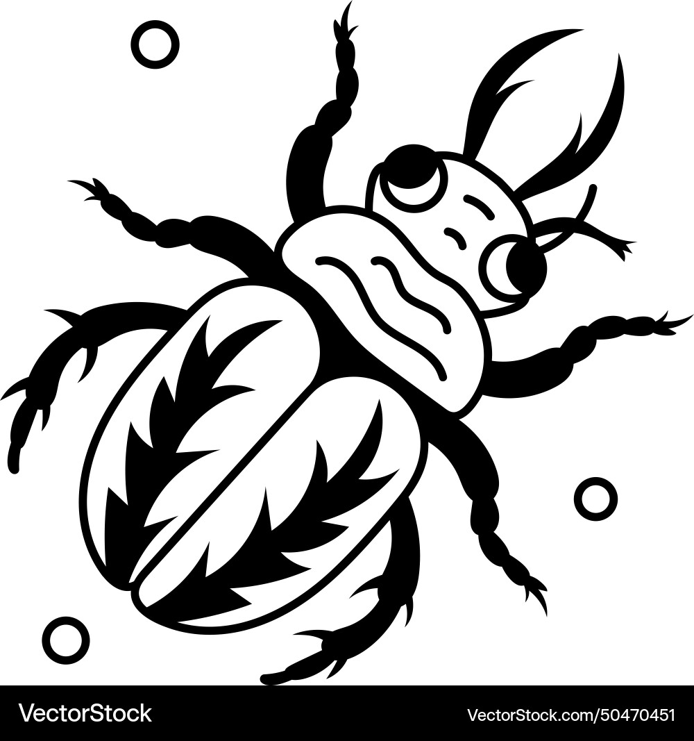 Beetle Royalty Free Vector Image - VectorStock