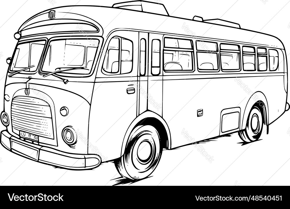 Bus Royalty Free Vector Image - VectorStock