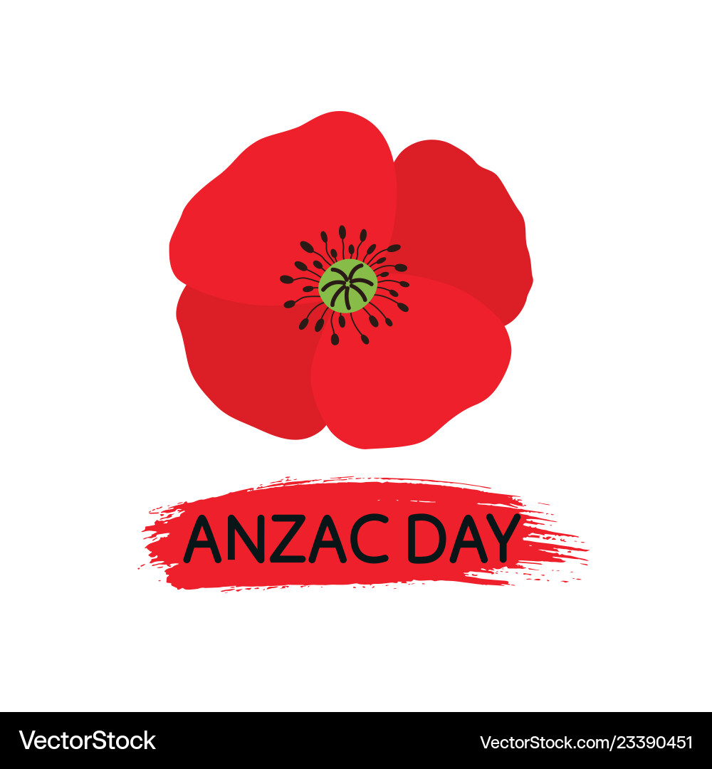 Remembrance Poppy Royalty Free Vector Image - VectorStock