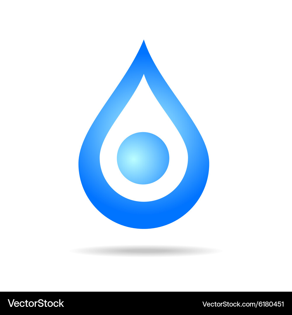 Water clear element Royalty Free Vector Image - VectorStock