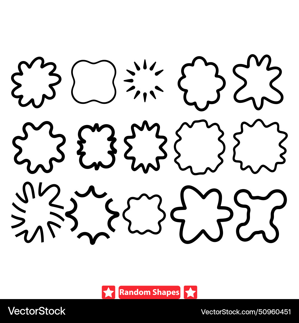 Whimsical polyhedron parade playful shapes Vector Image