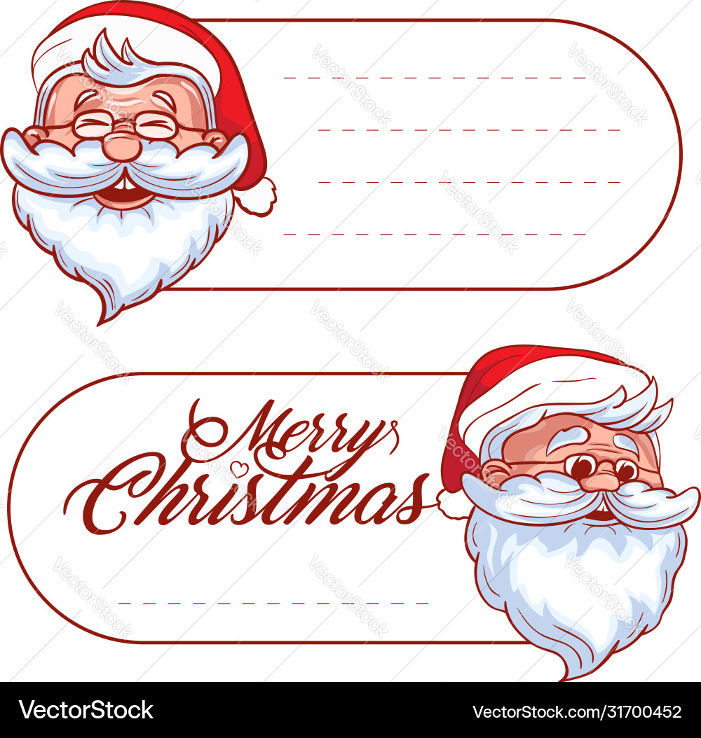 Christmas and holidays hang tag labels Royalty Free Vector