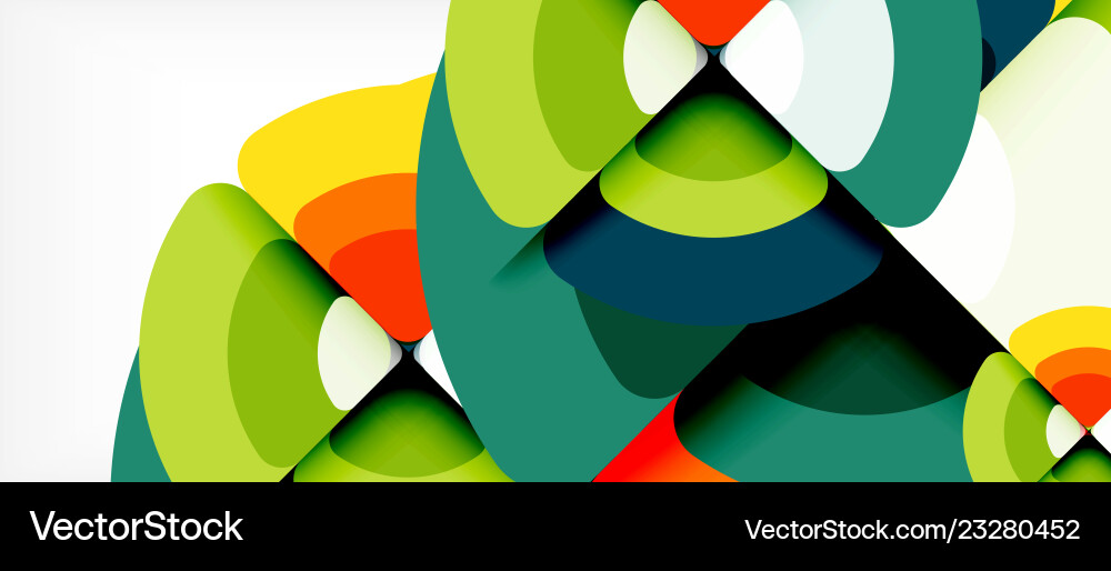 Circle abstract background Royalty Free Vector Image