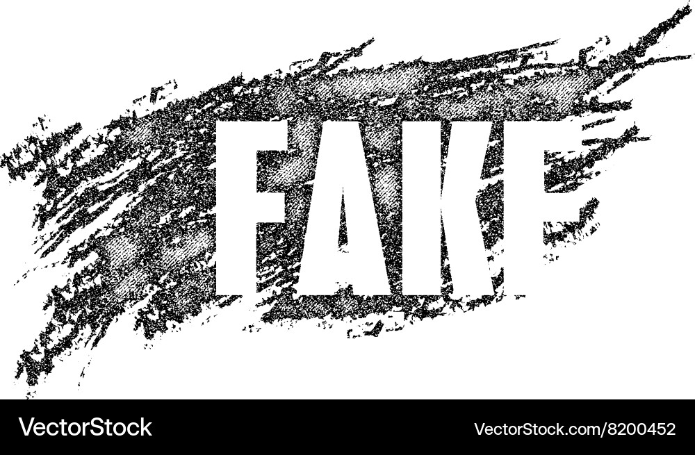 Fake Chalk Writing Emblem Royalty Free Vector Image