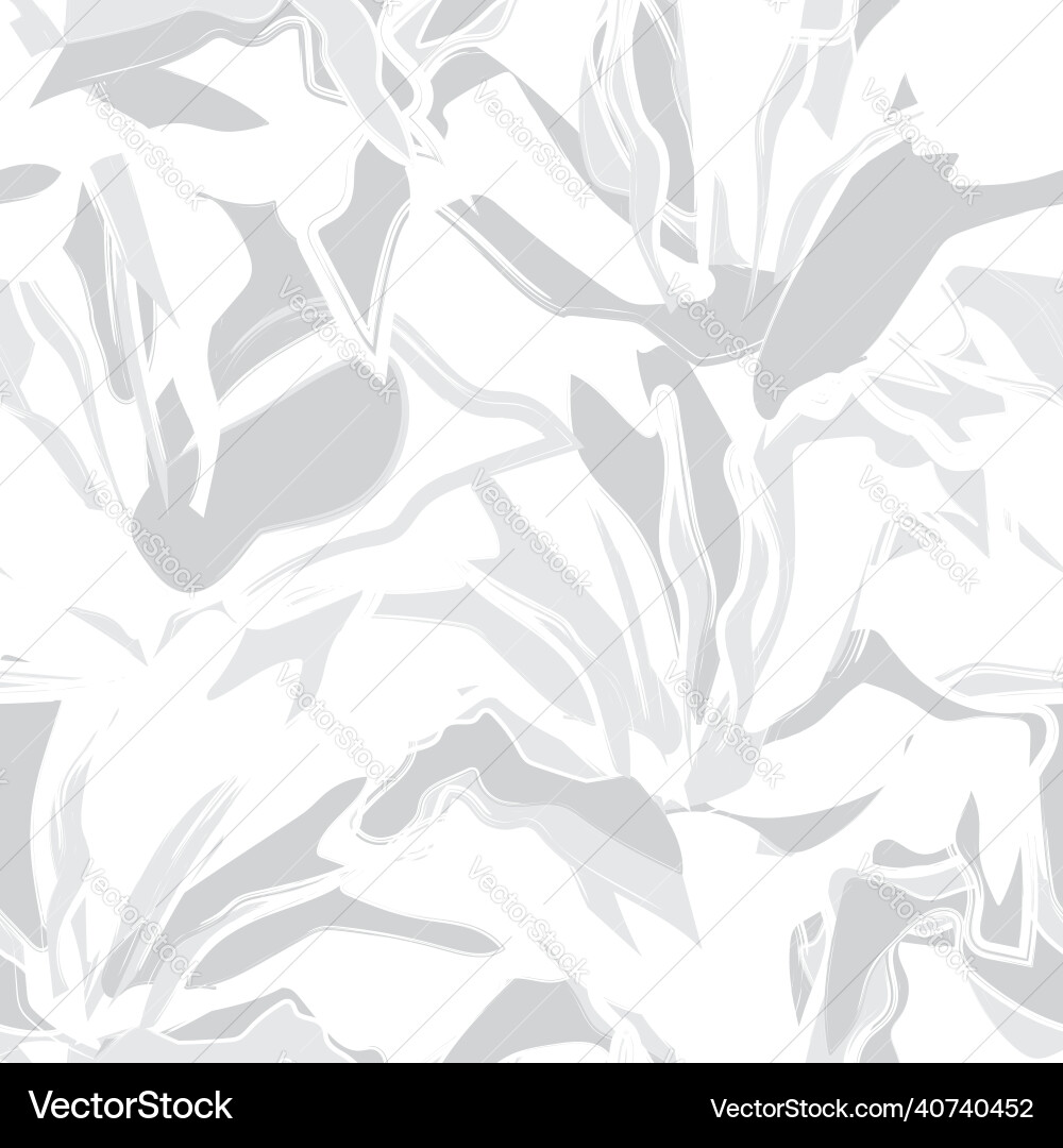 Floral brush strokes seamless pattern background Vector Image