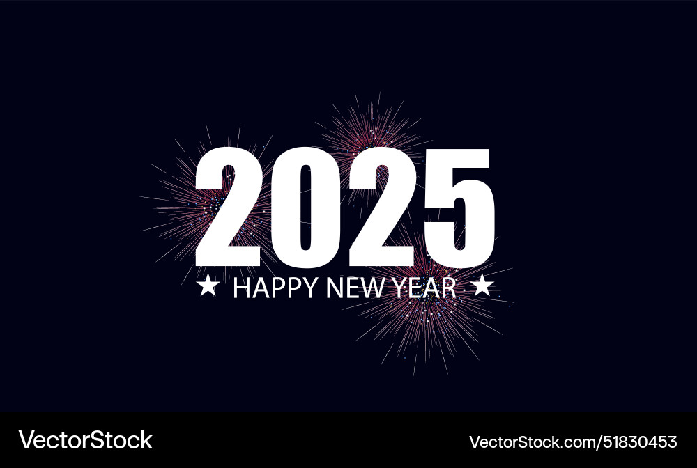 Beyond the horizon navigating the year 2025 Vector Image