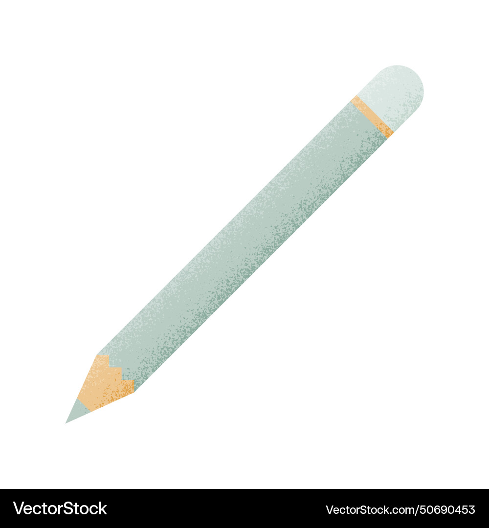 Pencil with grain texture design Royalty Free Vector Image