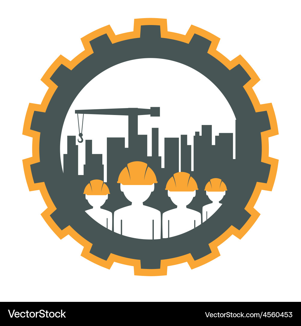 Workers design Royalty Free Vector Image - VectorStock
