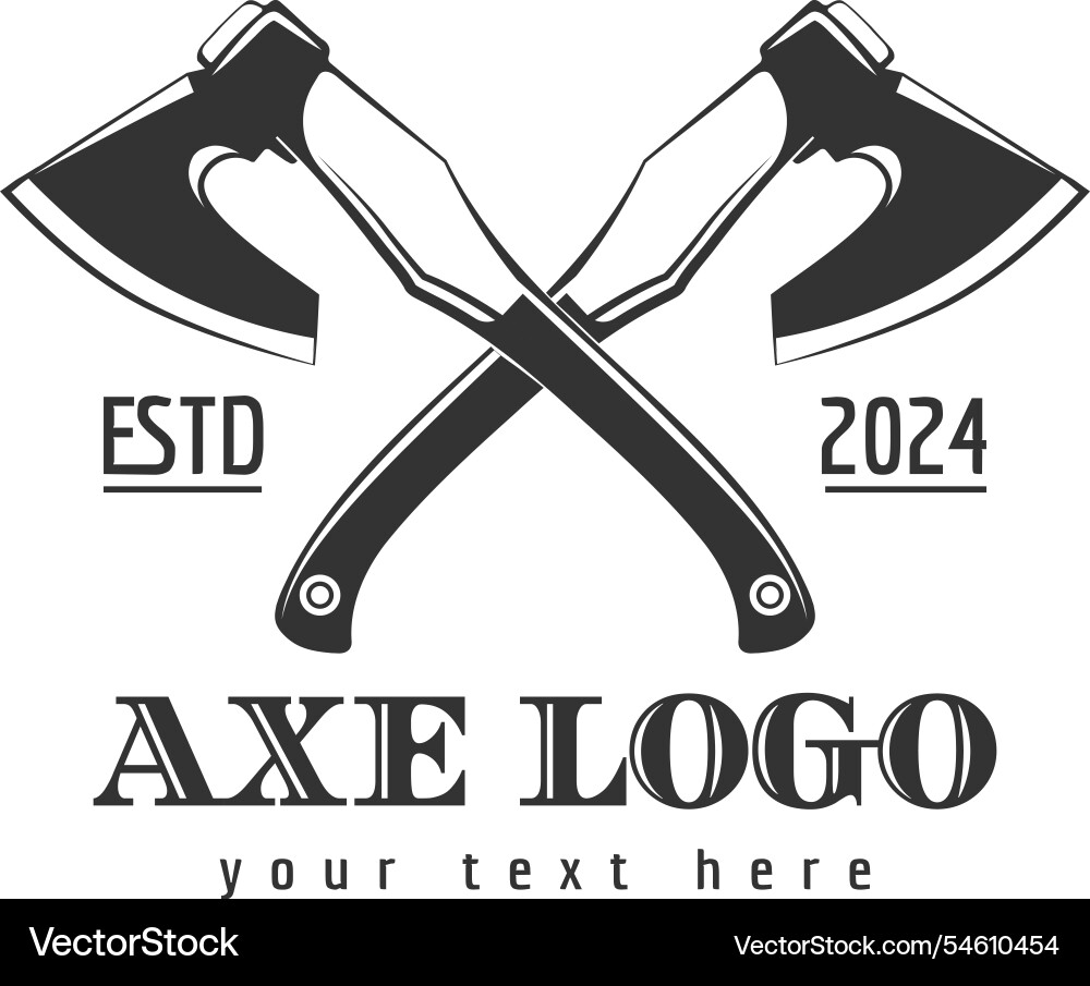 Axe logo Royalty Free Vector Image - VectorStock