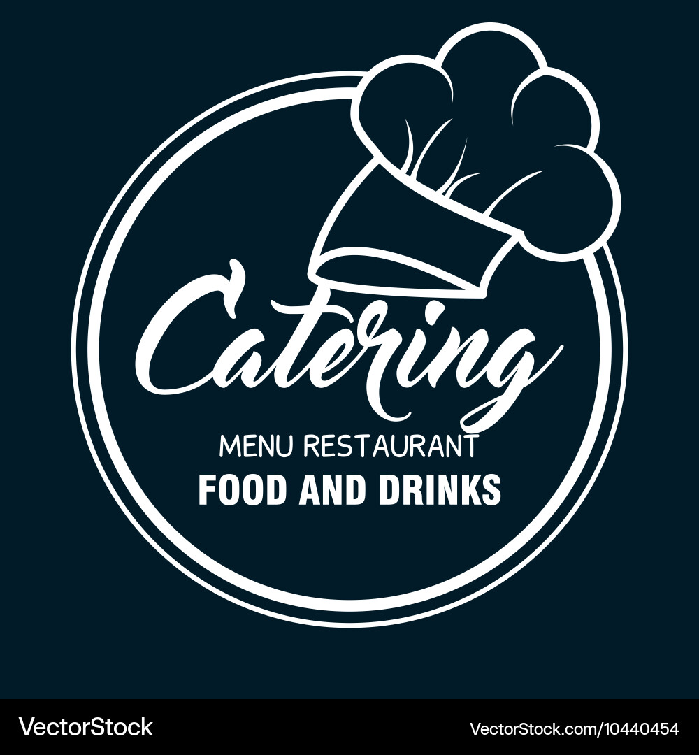 Catering delicious food icon Royalty Free Vector Image