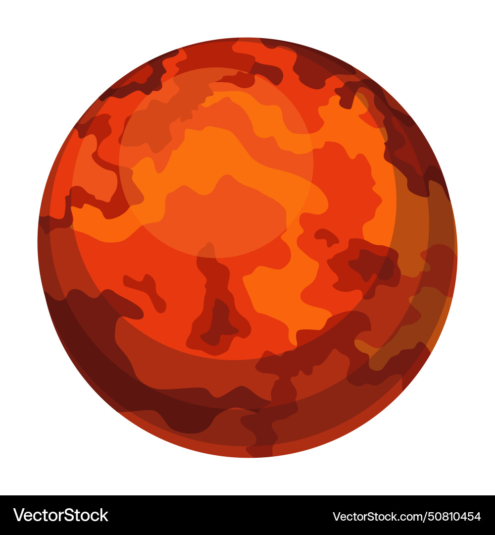 Solar system design icon element galaxy discovery Vector Image