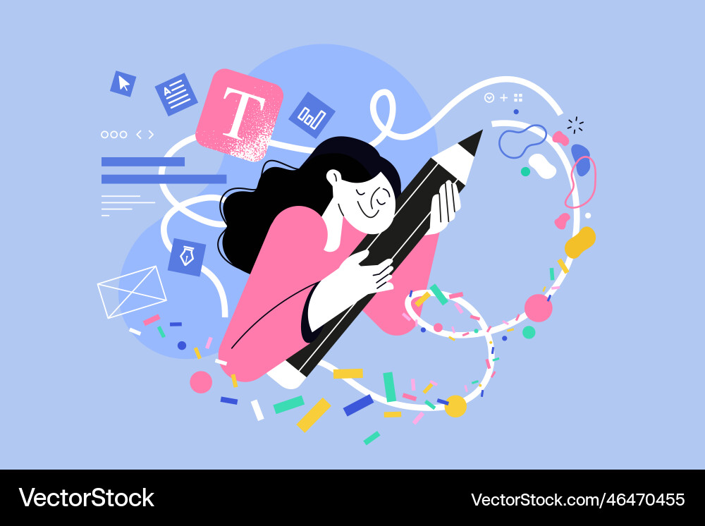 Creative concept Royalty Free Vector Image - VectorStock