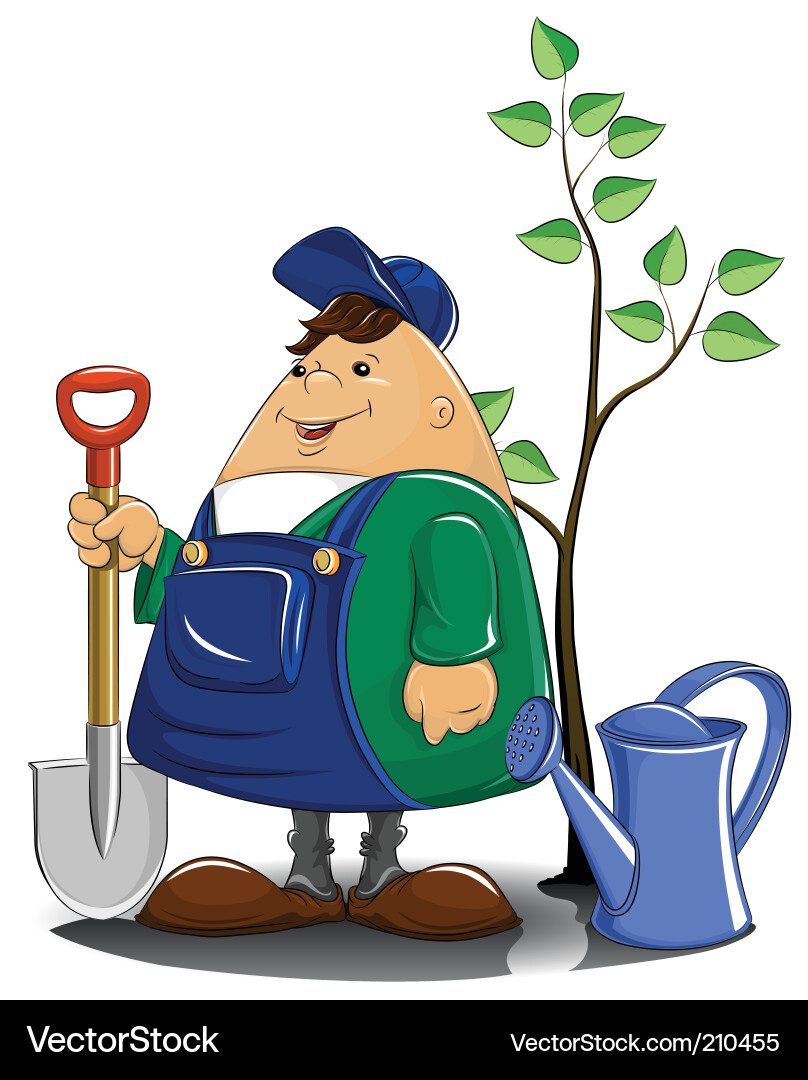 Gardener Royalty Free Vector Image - VectorStock