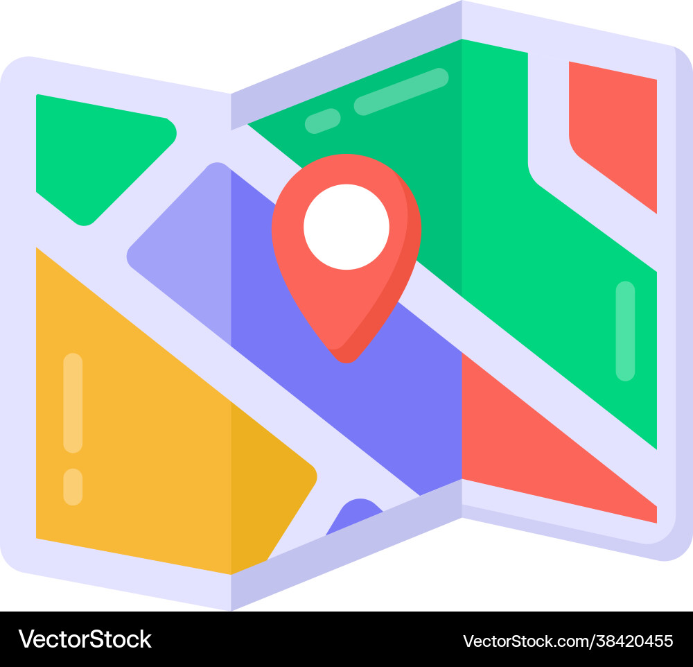 Location map Royalty Free Vector Image - VectorStock