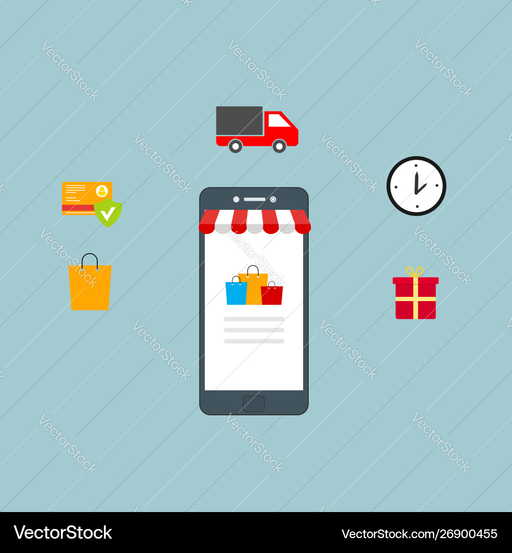 Modern flat design people and business concept Vector Image