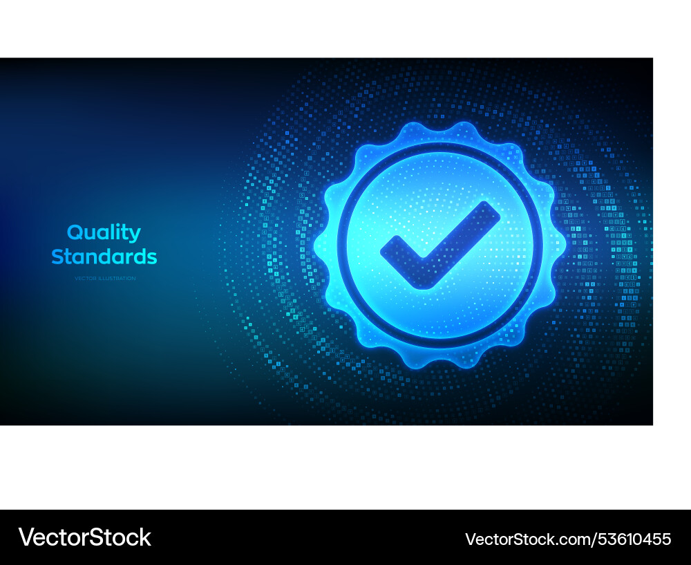 Quality icon made with currency symbols iso Vector Image