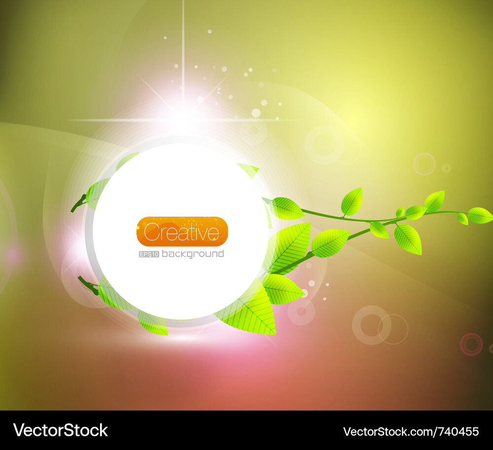 Shiny nature background Royalty Free Vector Image