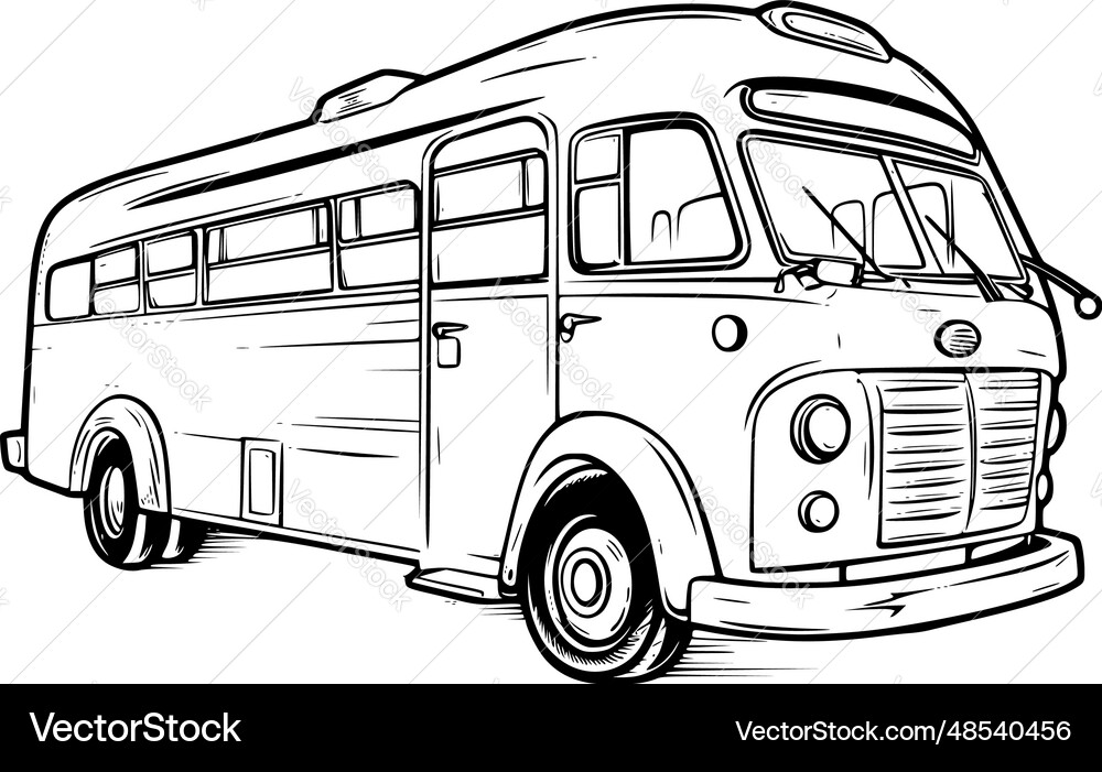 Bus Royalty Free Vector Image - VectorStock