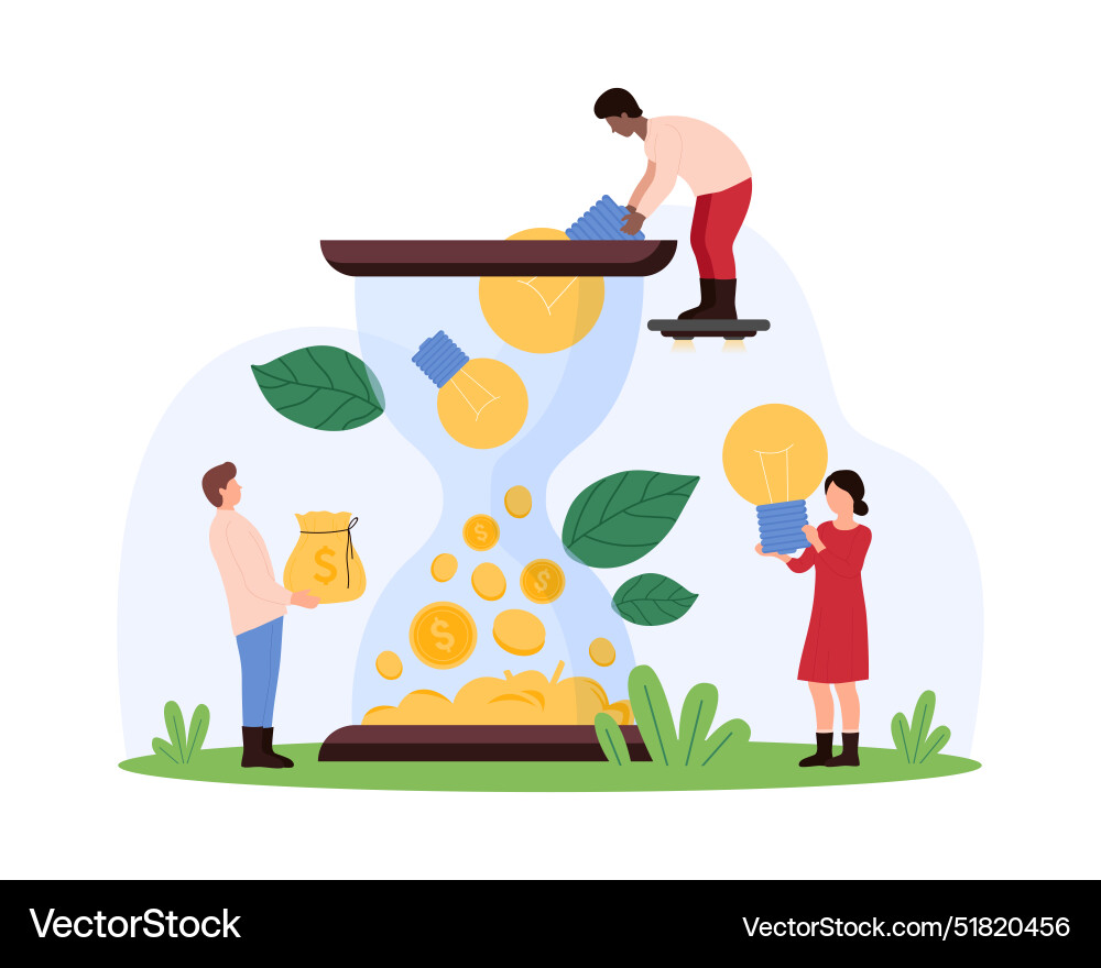 Creative ideas to make money monetize digital Vector Image