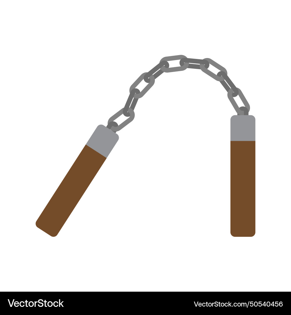 Nunchaku icon Royalty Free Vector Image - VectorStock