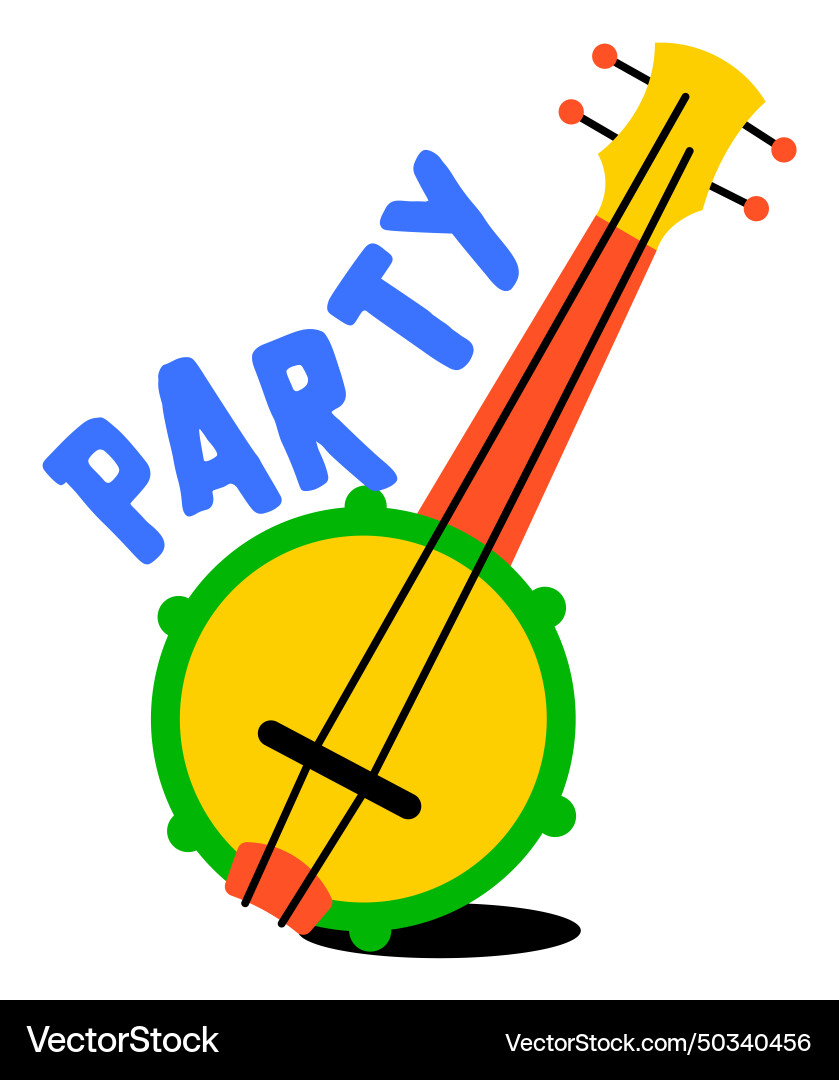 Party instrument Royalty Free Vector Image - VectorStock