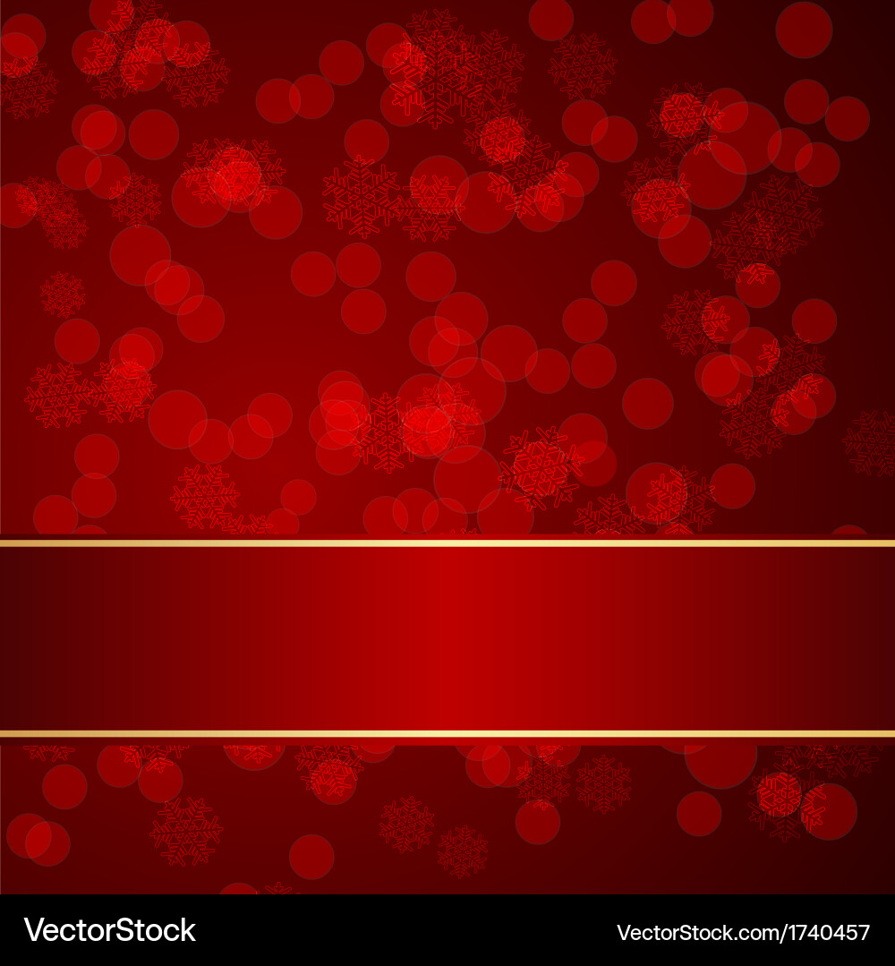 Christmas card red Royalty Free Vector Image - VectorStock