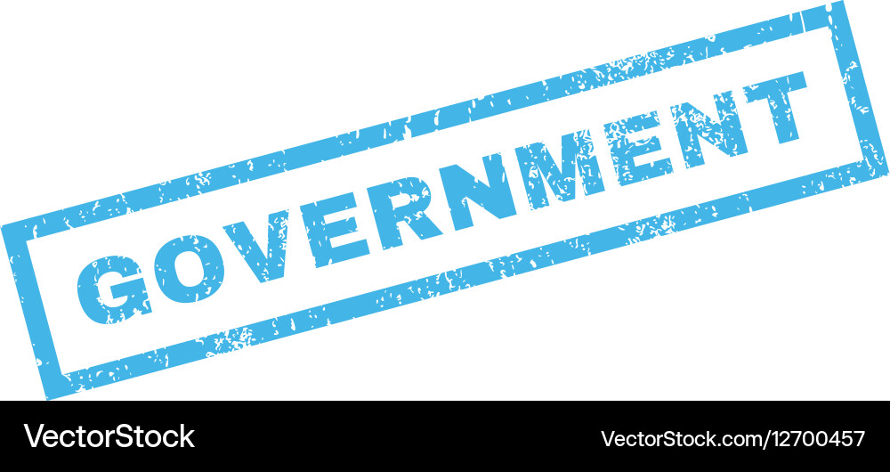 Government rubber stamp Royalty Free Vector Image