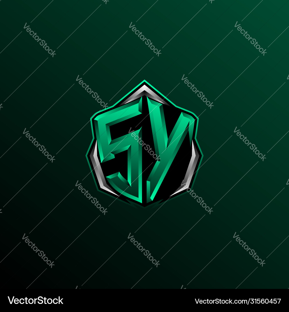 Initial sd logo design Royalty Free Vector Image