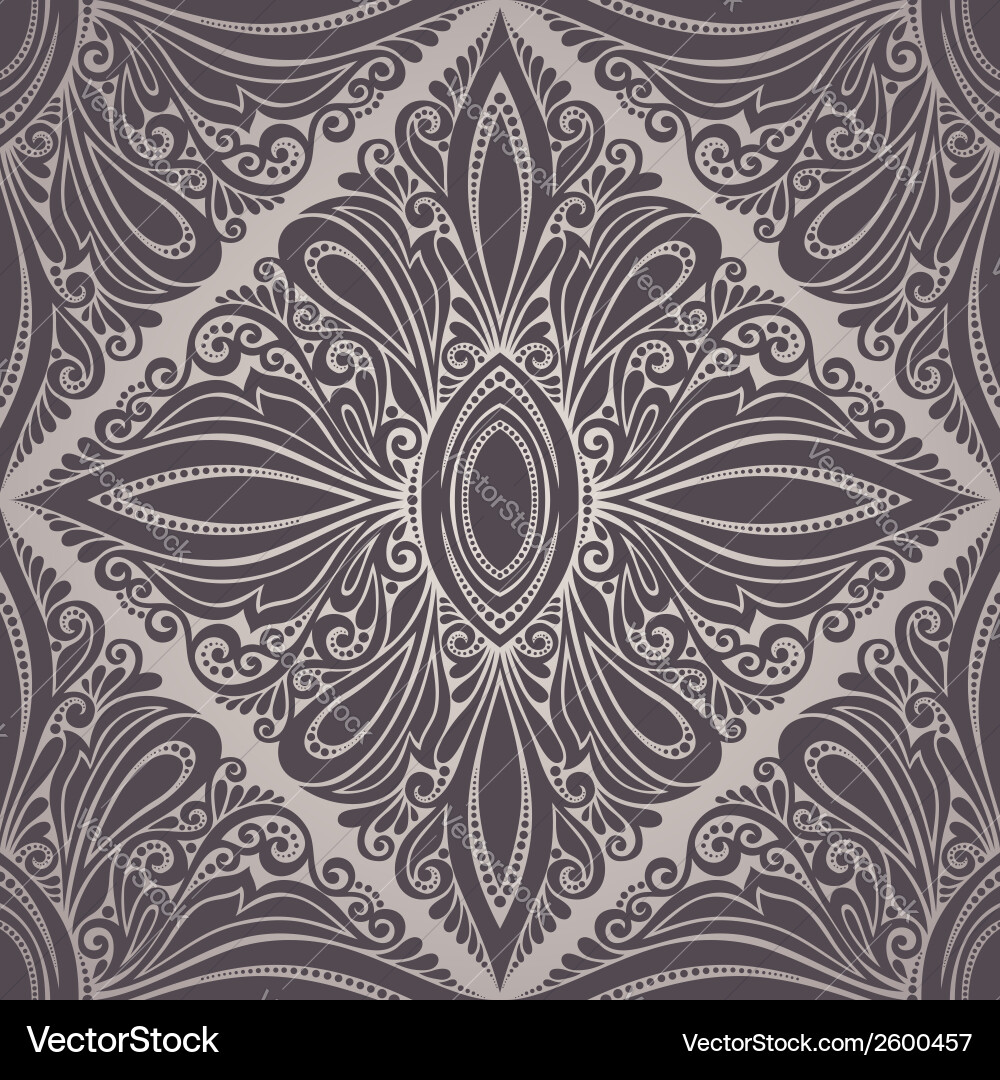 Seamless ornate pattern Royalty Free Vector Image