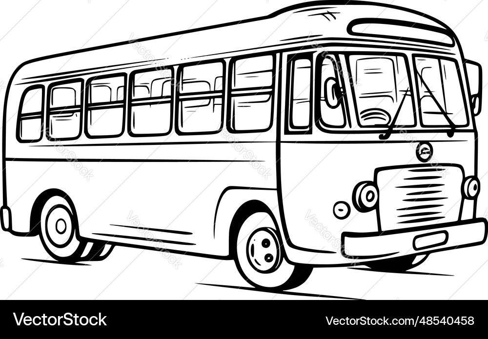 Bus Royalty Free Vector Image - VectorStock