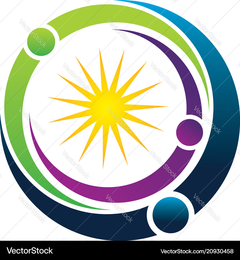 Career coaching logo design template Royalty Free Vector