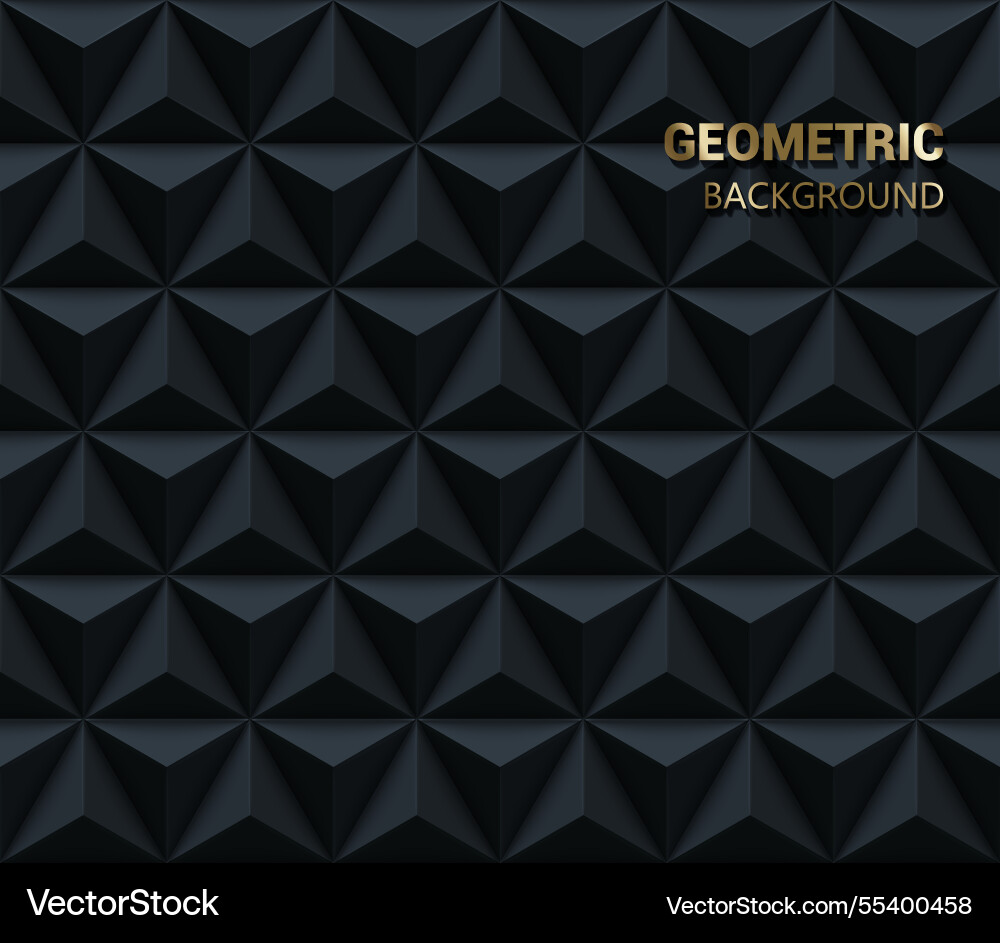 Geometric triangle pattern Royalty Free Vector Image