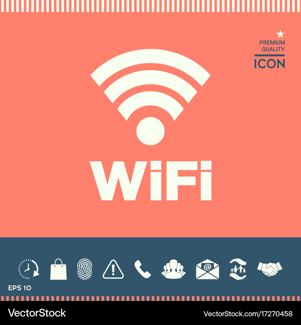 Internet connection symbol icon Royalty Free Vector Image