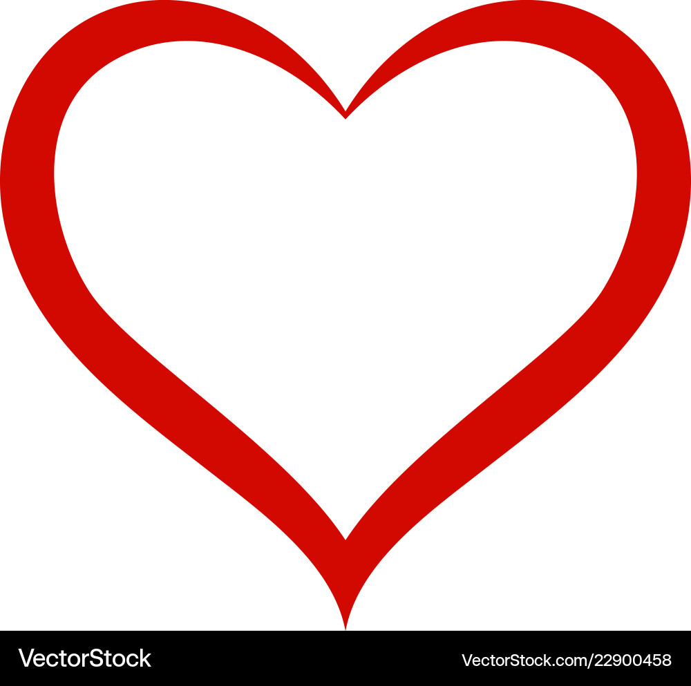Love heart logo and symbol Royalty Free Vector Image