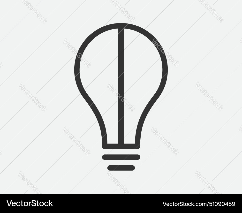 Light dimmer icon line trendy design electricity Vector Image