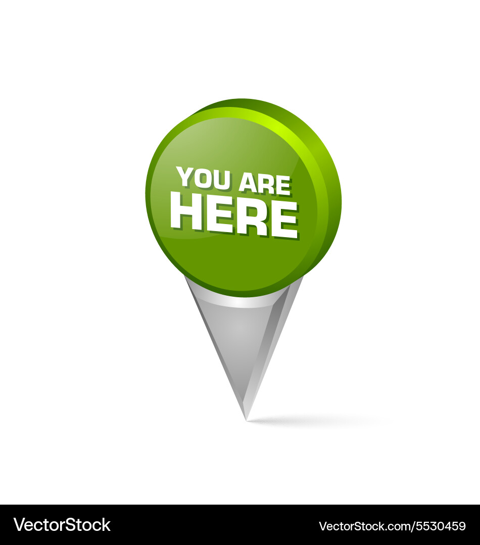 Map mark pointer Royalty Free Vector Image - VectorStock